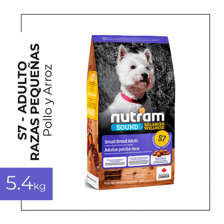 Nutram S7 - Adulto Razas Pequeñas - Pollo y Arroz